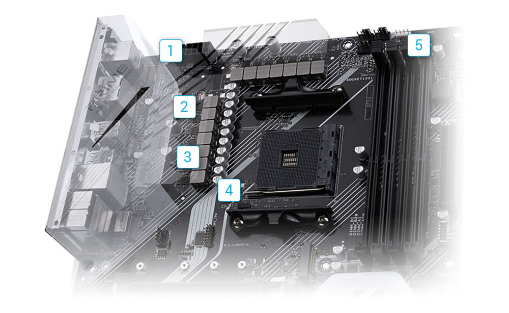 Asus Prime X570-P/CSM Motherboard at best price in india on tlggaming.com