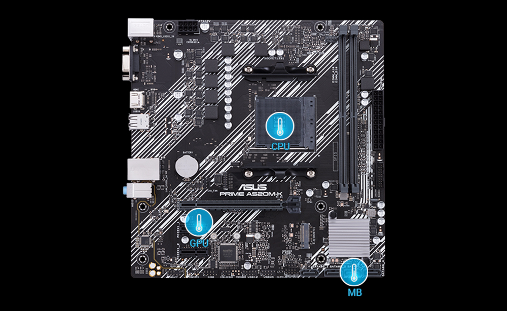 Asus Prime A520M-K Motherboard | Online Gaming Computer Accessories store
