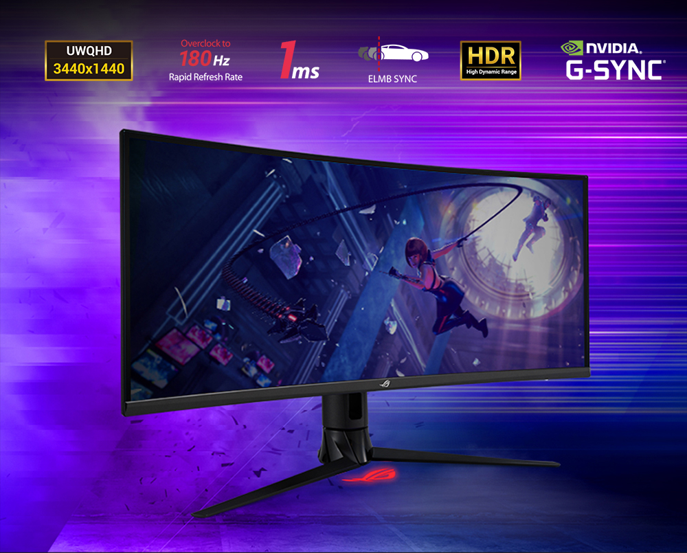 ASUS ROG Strix XG349C Monitor Gaming Curvo 34”, UWQHD | Yeppon
