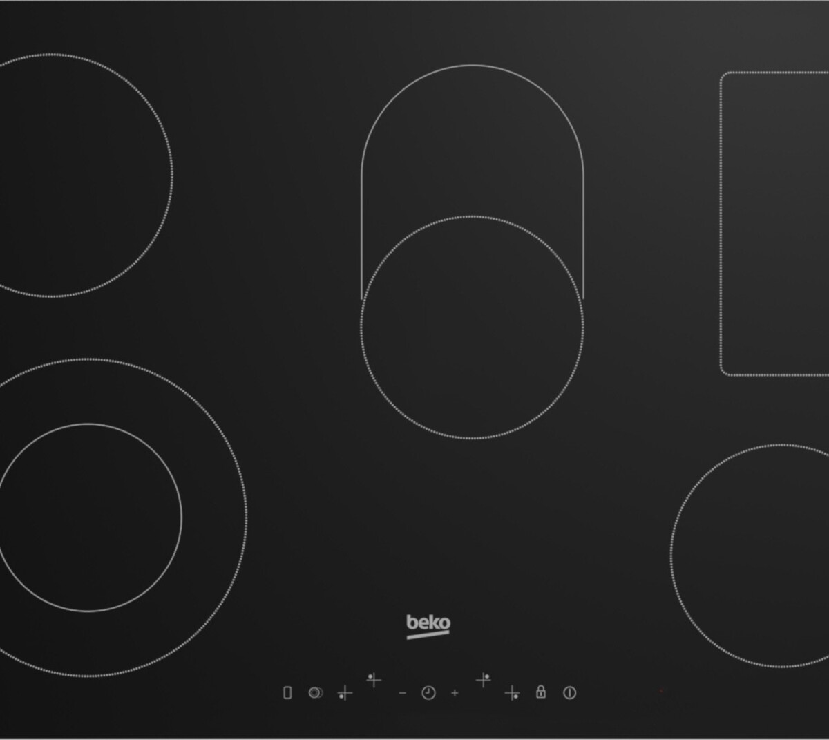Beko HIC64402T Black Ceramic Hob Built-in - Expert Portlaoise