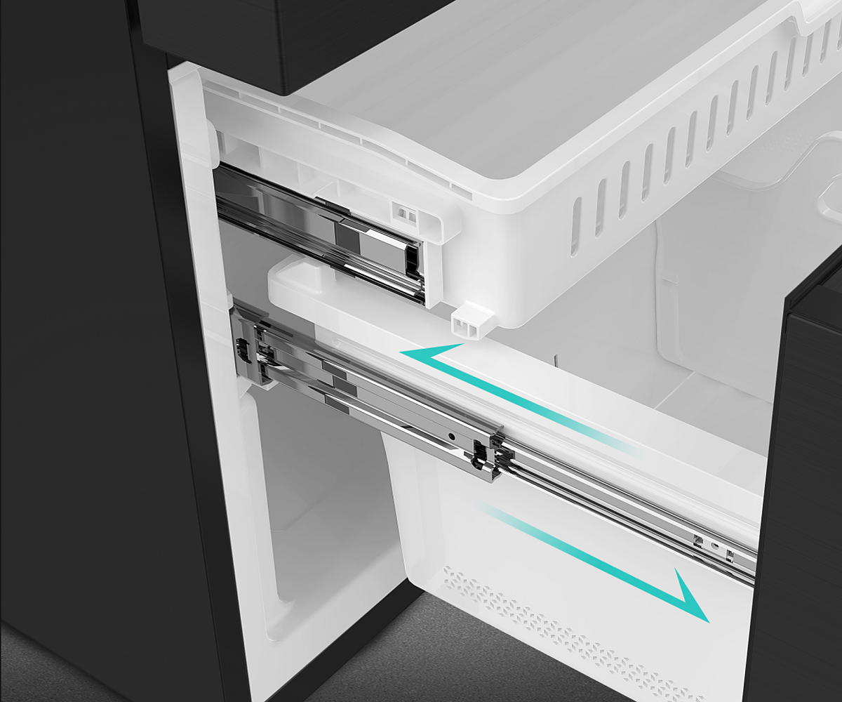 Hisense 560L PureFlat French Door Fridge with Ice & Water Dispenser ...