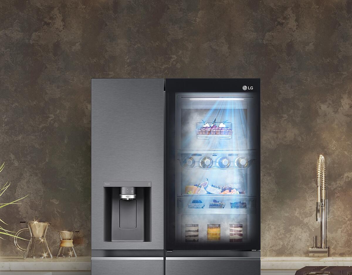 Refrigeradora Side by Side, InstaView, Craft Ice de 23 Cubicos con ...