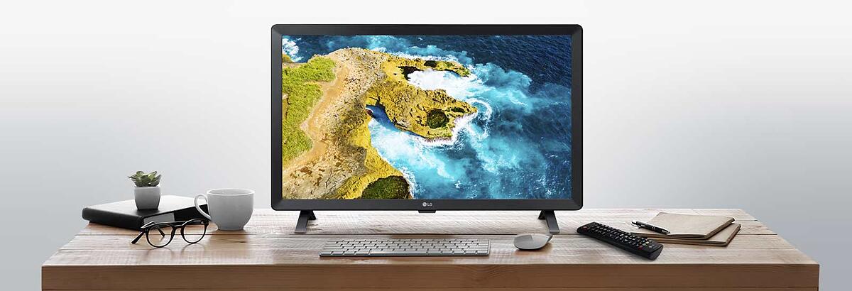 LG 24TQ520S Monitor Tv 24" Smart webOS 22 Wi-Fi Nero | Yeppon