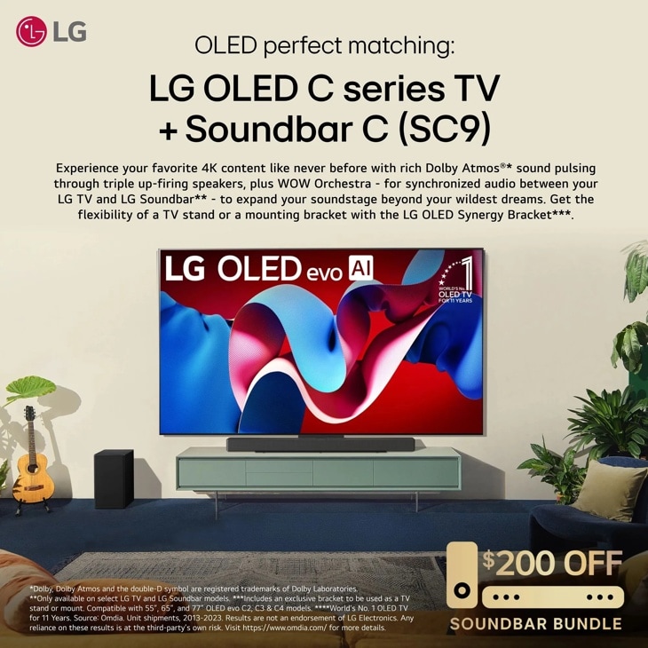LG Electronics - OLED48C4PUA - 48 inch Class LG OLED evo C4 4K Smart TV ...