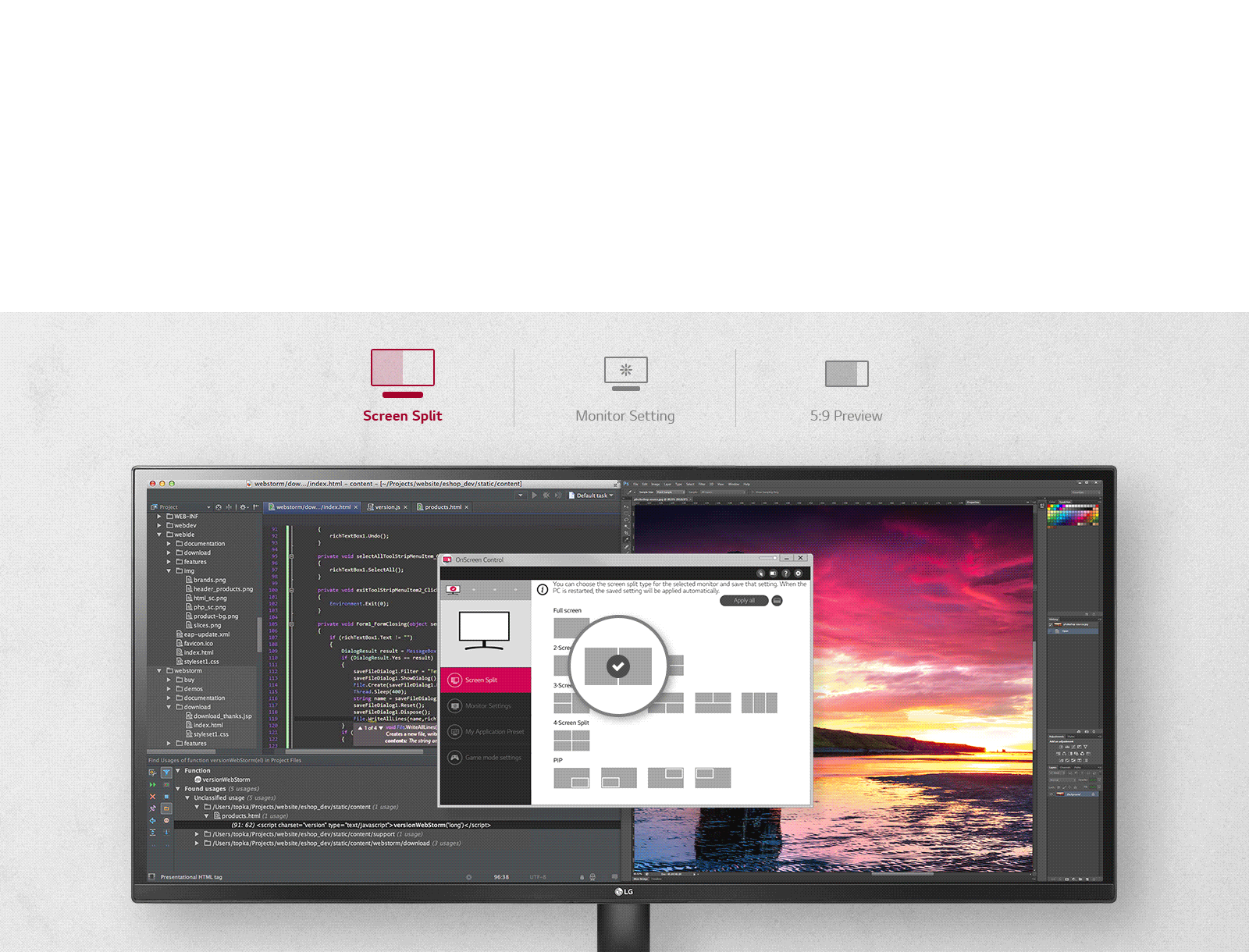 LG 29" UltraWide LED 1080p IPS Monitor - 29WK50S-P - BJs Wholesale Club