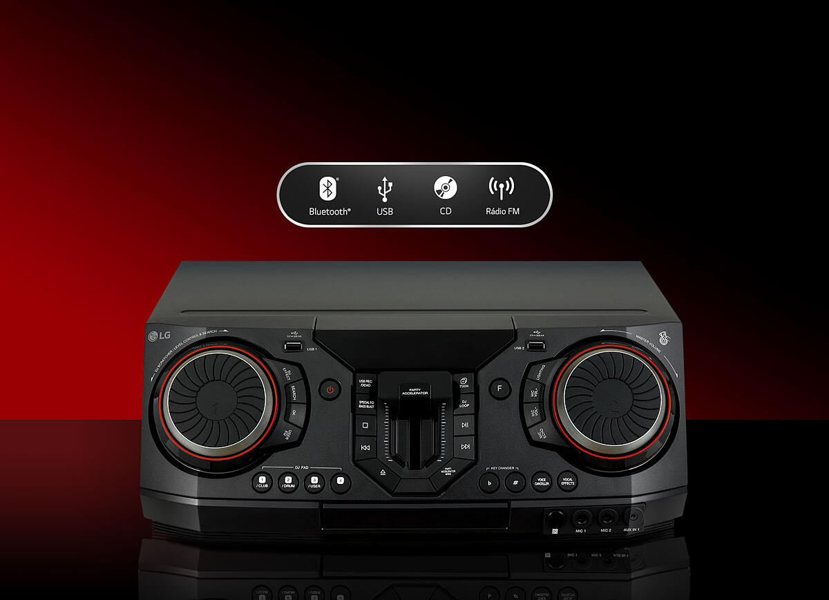 Mini System LG CL87 XBoom USB Bluetooth - 2350W