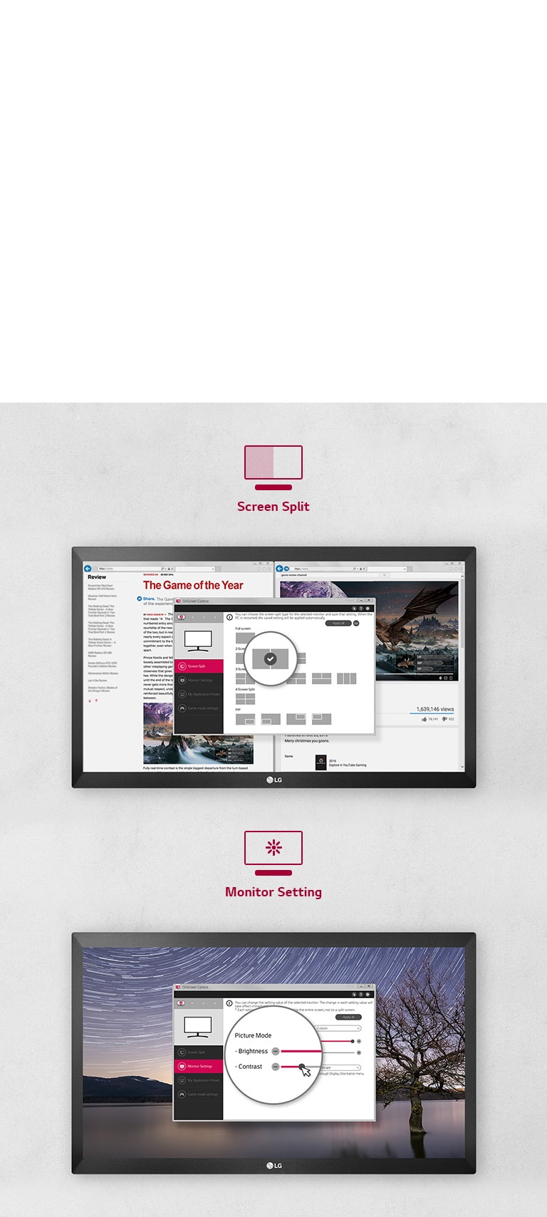 LG MK400H 19.5 inch LED Monitor | Game