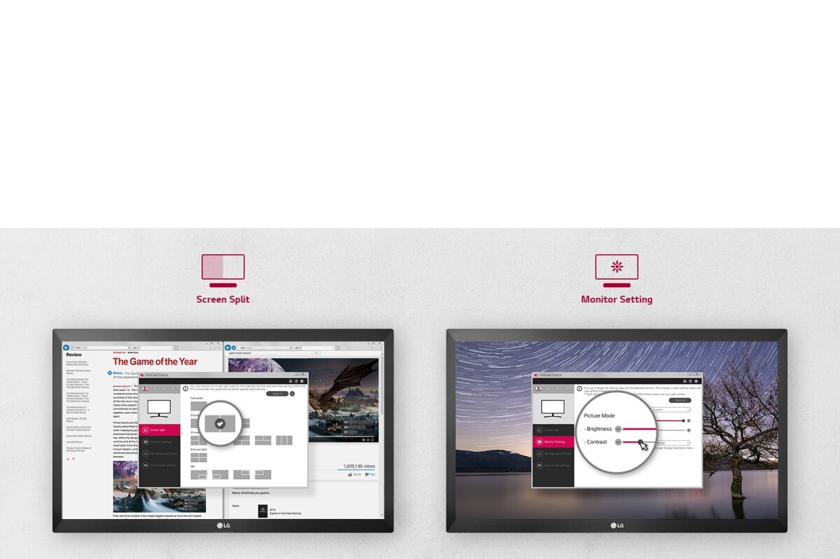 LG MK400H 19.5 inch LED Monitor | Game