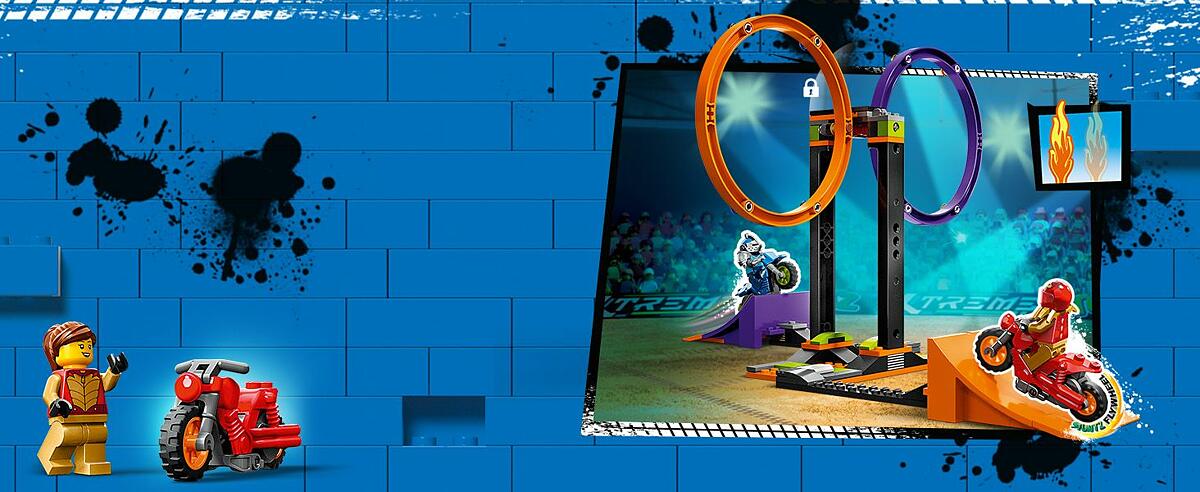 Lego Spinning Stunt Challenge | Makro