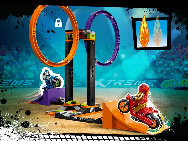 Lego Spinning Stunt Challenge | Makro