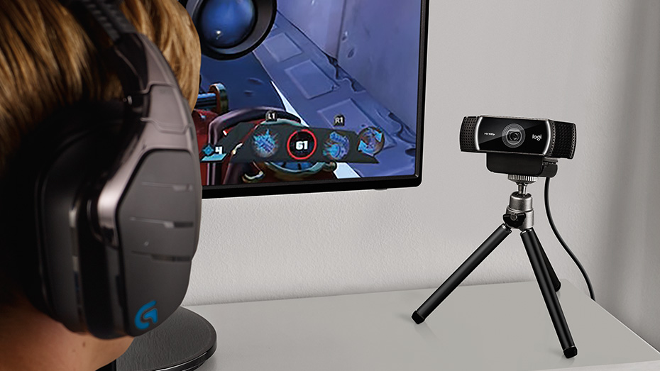 WEBCAM GAMER LOGITECH HD Pro C922 para STREAM – Game Center Pro