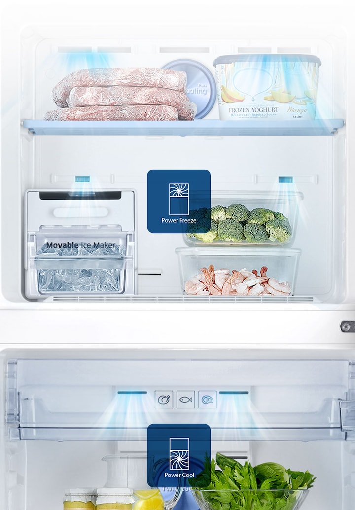 Samsung 450L Twin Cooling Plus™ Digital Inverter Twin Door Fridge ...