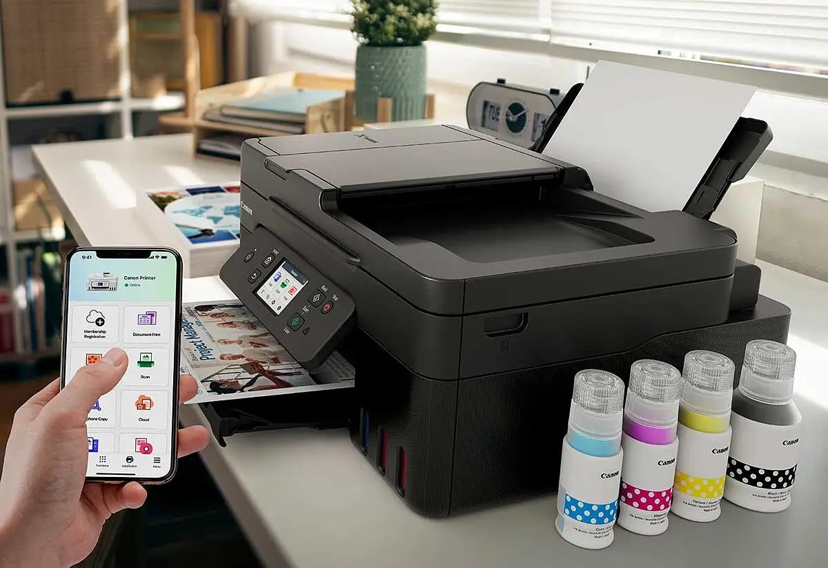 Canon PIXMA G4680 MegaTank 3-in-1 Duplex Multifunction Printer+ADF+GI6