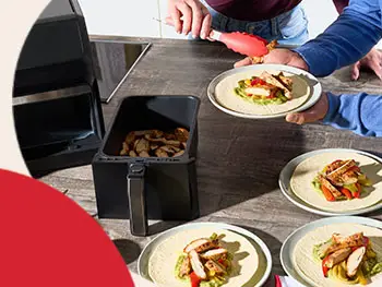 Instant Pot Vortex Dual 8L Air Fryer Removable Trays Touch Function ...