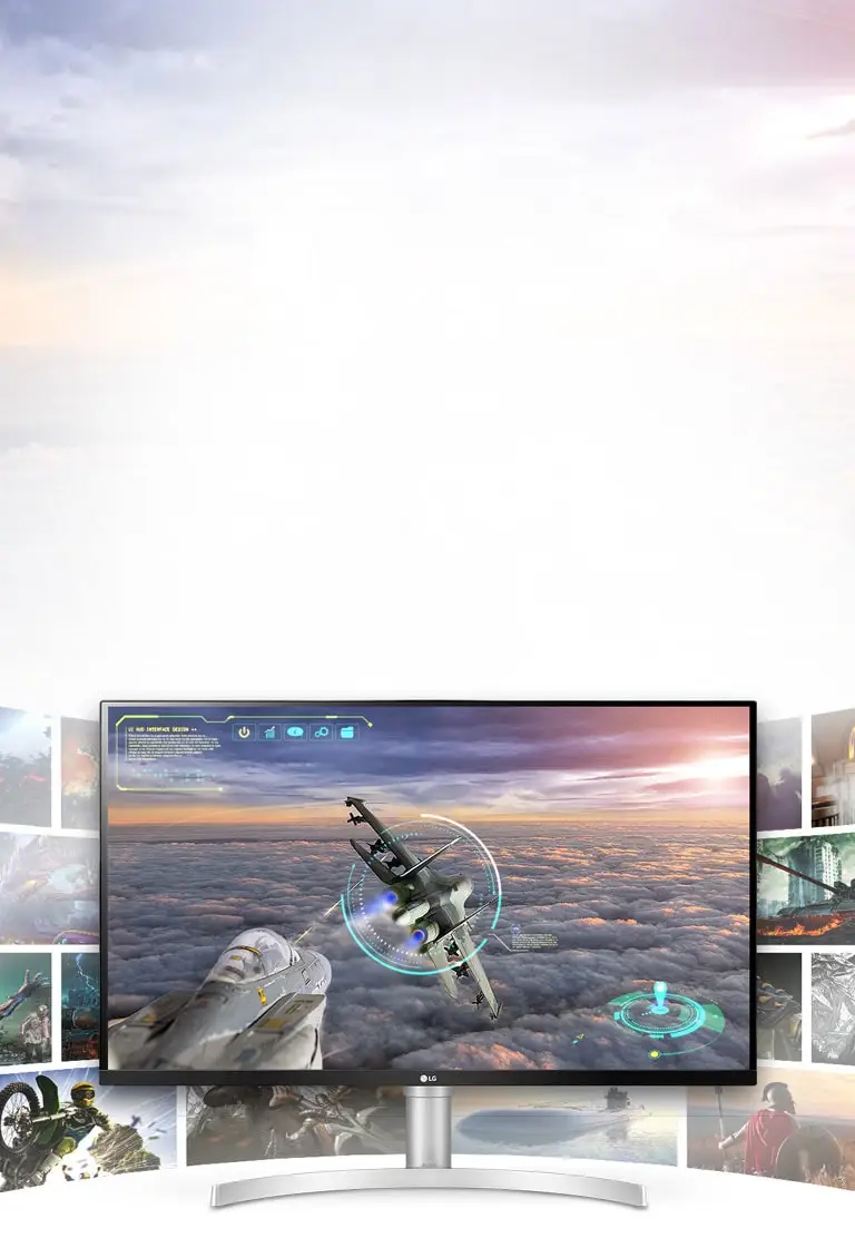 LG 32UN550-W 32-inch UHD HDR Monitor with FreeSync