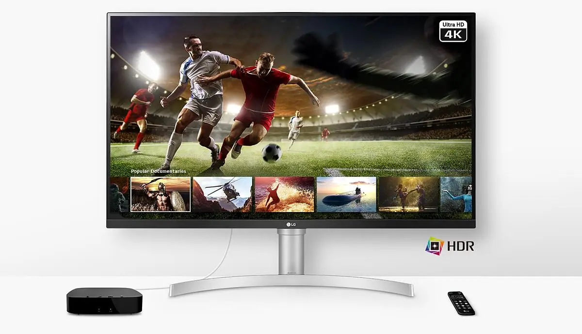 LG 32UN550-W 32-inch UHD HDR Monitor with FreeSync