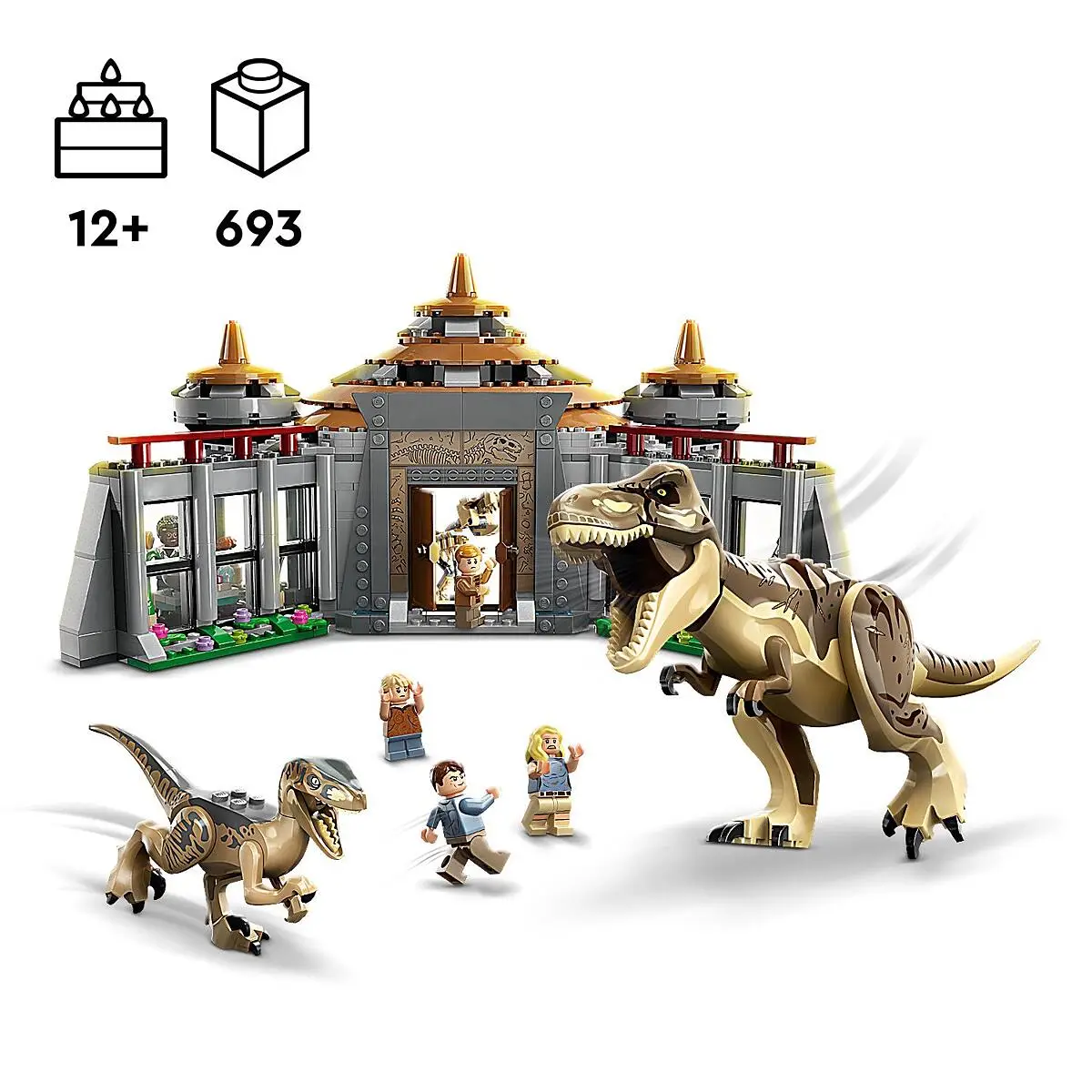 LEGO® Visitor Center: T. rex & Raptor Attack 76961 | Official LEGO® QA