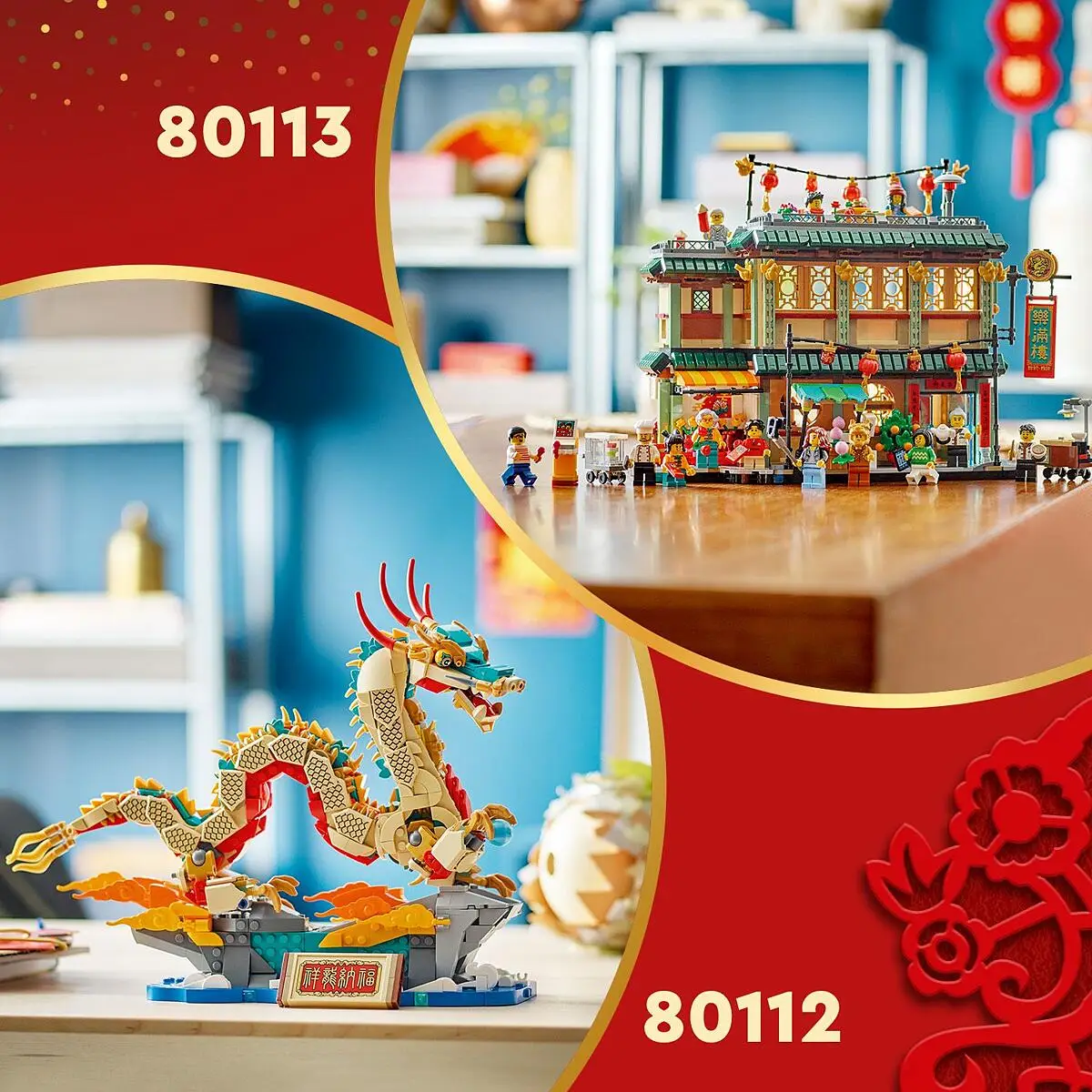 Buy LEGO® Auspicious Dragon 80112 | Official LEGO® QA