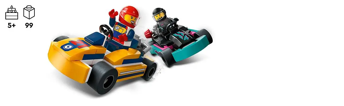 LEGO® Go-Karts and Race Drivers | Official LEGO® QA