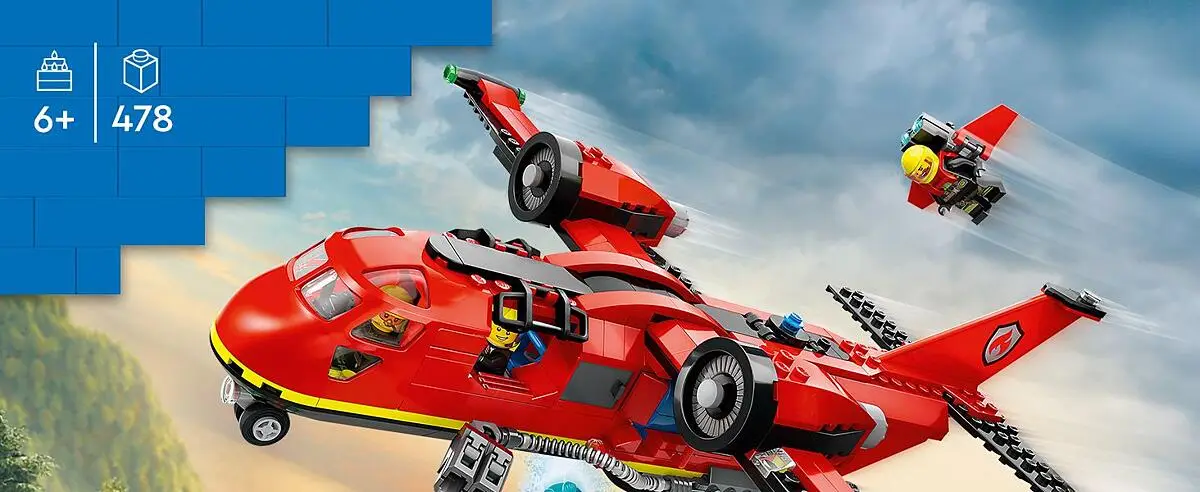 LEGO® Fire Rescue Plane | Official LEGO® AE