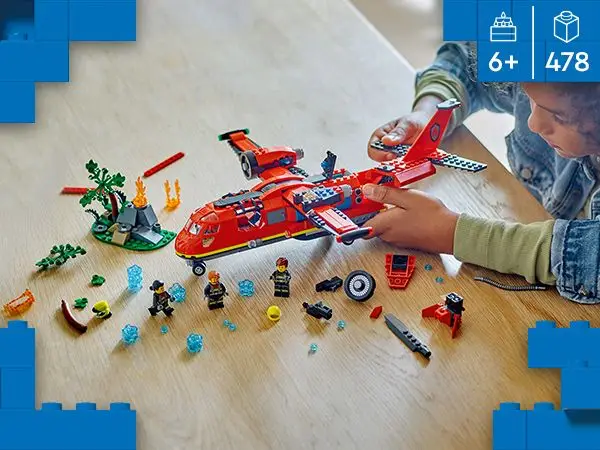 LEGO® Fire Rescue Plane | Official LEGO® AE
