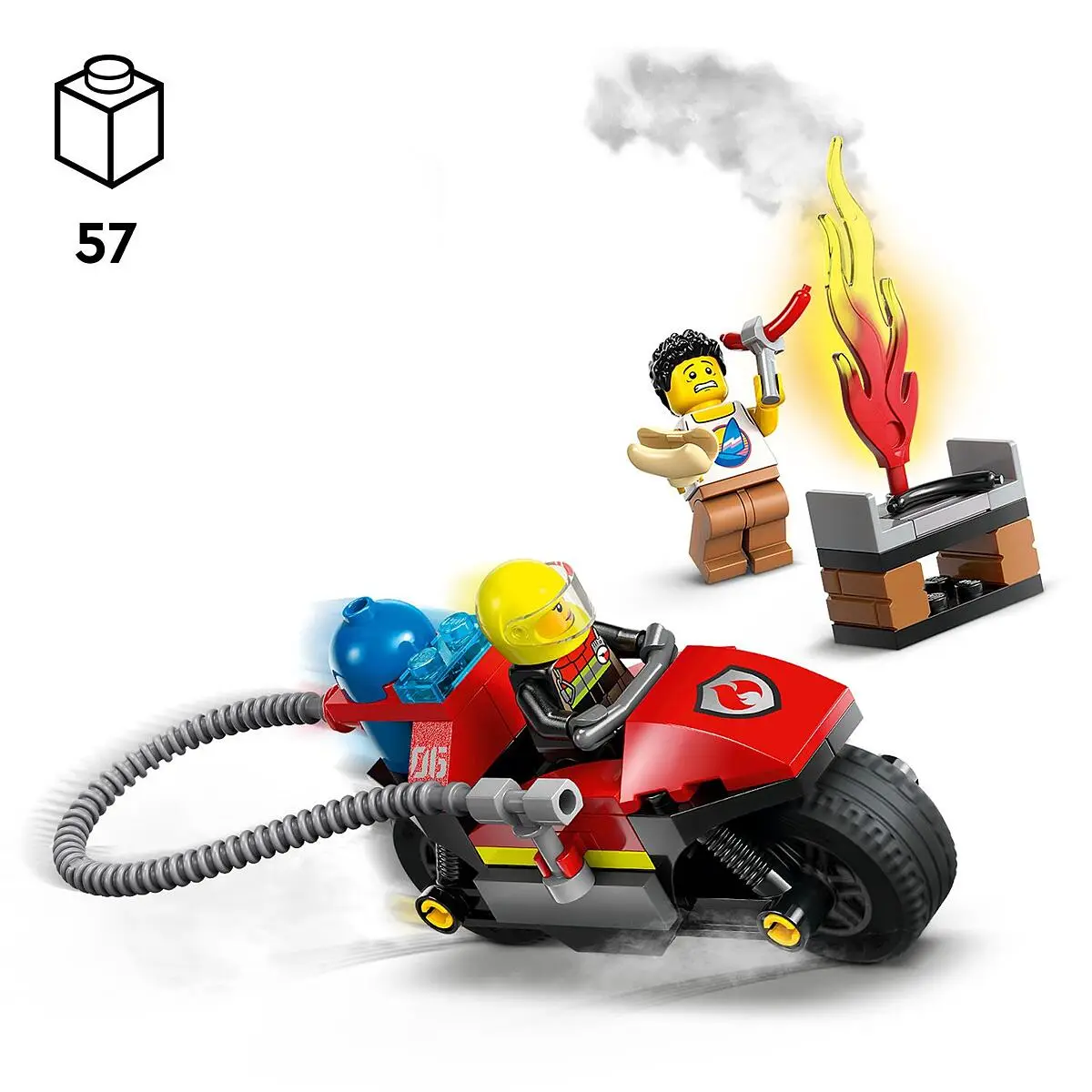 Buy LEGO® Fire Rescue Motorcycle 60410 | Official LEGO® KW