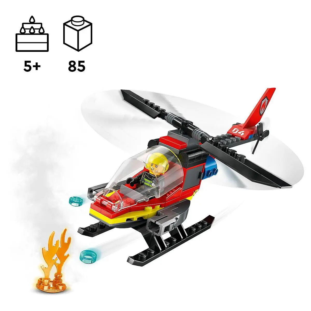 Buy LEGO® Fire Rescue Helicopter 60411 | Official LEGO® KW