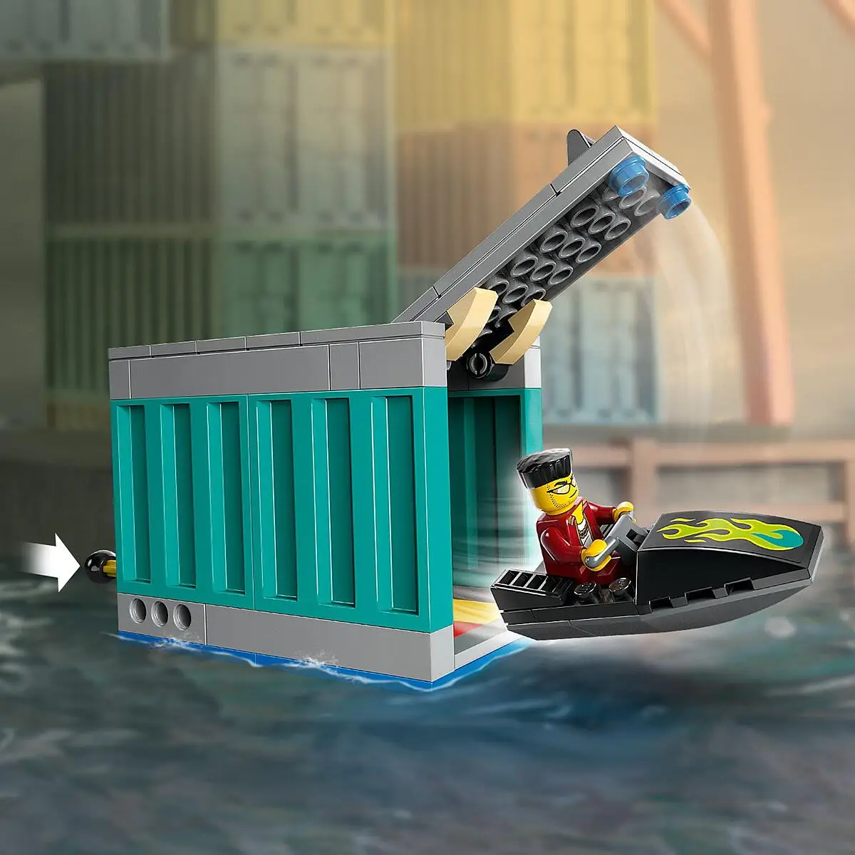LEGO® Police Speedboat and Crooks' Hideout | Official LEGO® AE