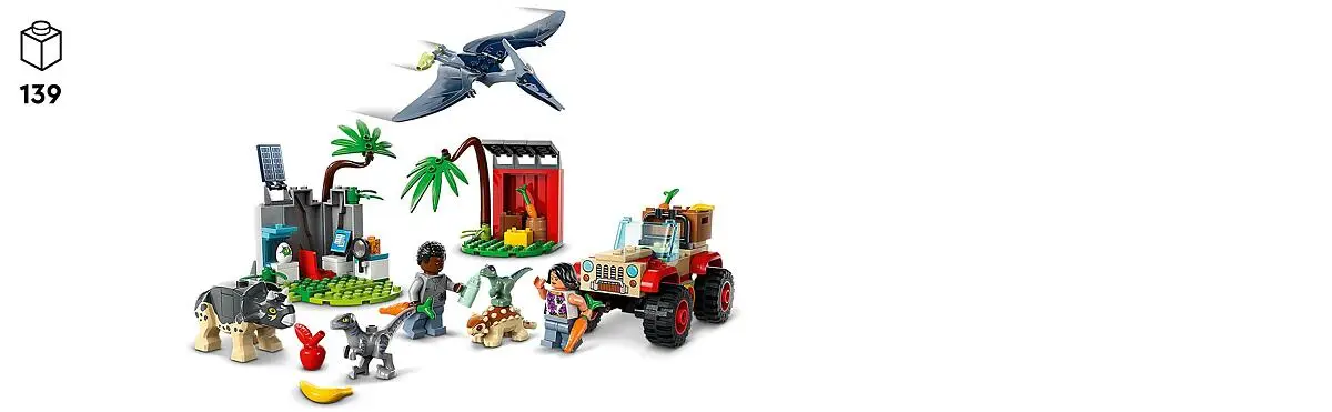 LEGO Jurassic World Räddningscenter för dinosaurieungar 76963 - LEGO ...