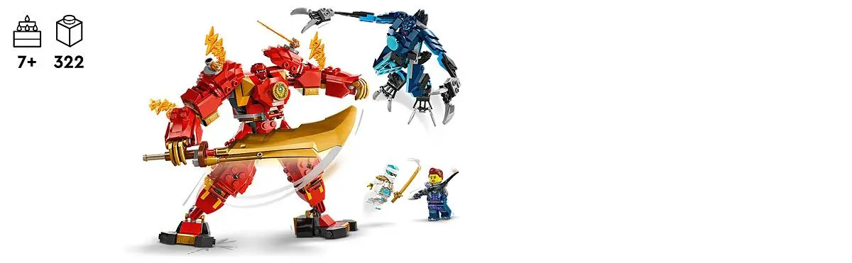 Buy LEGO® Kai's Elemental Fire Mech 71808 | Official LEGO® QA