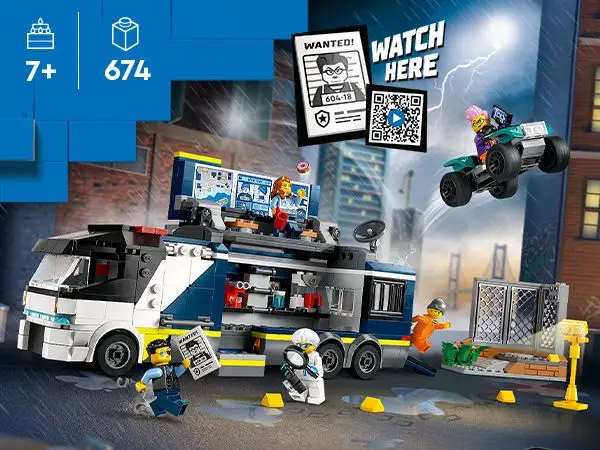 Buy LEGO® Police Mobile Crime Lab Truck 60418 | Official LEGO® QA