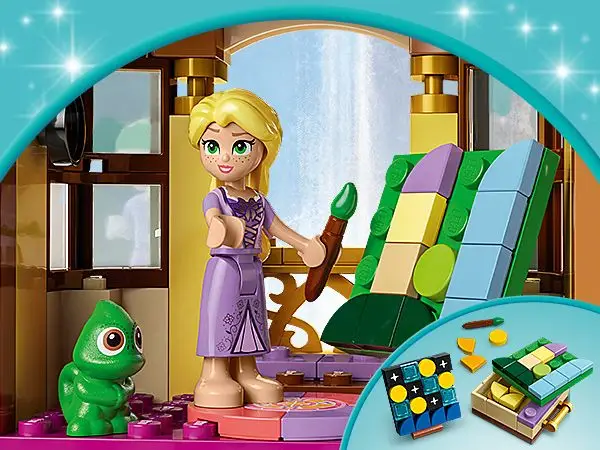 LEGO® Rapunzel's Tower & The Snuggly Duckling 43241 | Official LEGO® QA