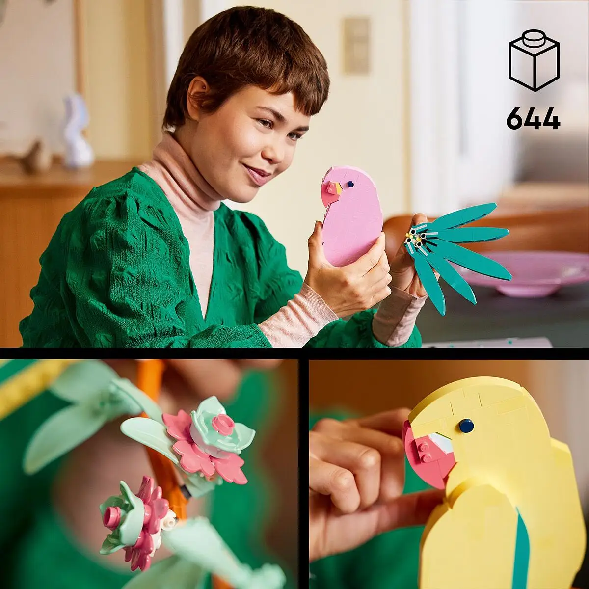 LEGO® The Fauna Collection – Macaw Parrots 31211 | Official LEGO® BH