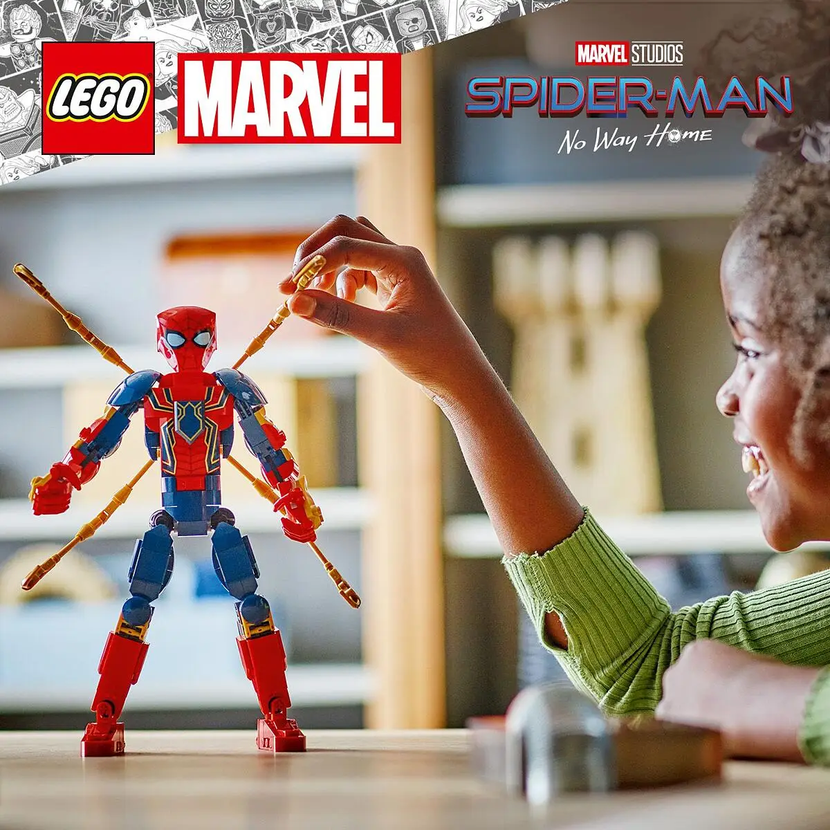 LEGO® Iron Spider-Man Construction Figure | Official LEGO® KW
