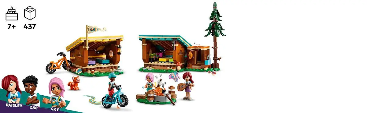 ADVENTURE CAMP COZY CABINS - FRIENDS - LEGO - Denkit Hobbies