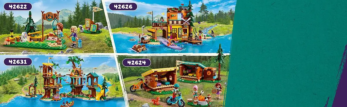 ADVENTURE CAMP COZY CABINS – FRIENDS – LEGO – Denkit Hobbies