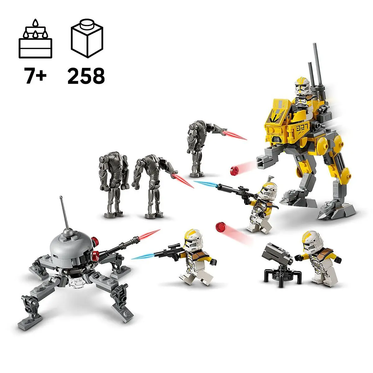 LEGO Star Wars 327th Star Corps Clone Troopers Battle Pack 75431 - LEGO ...