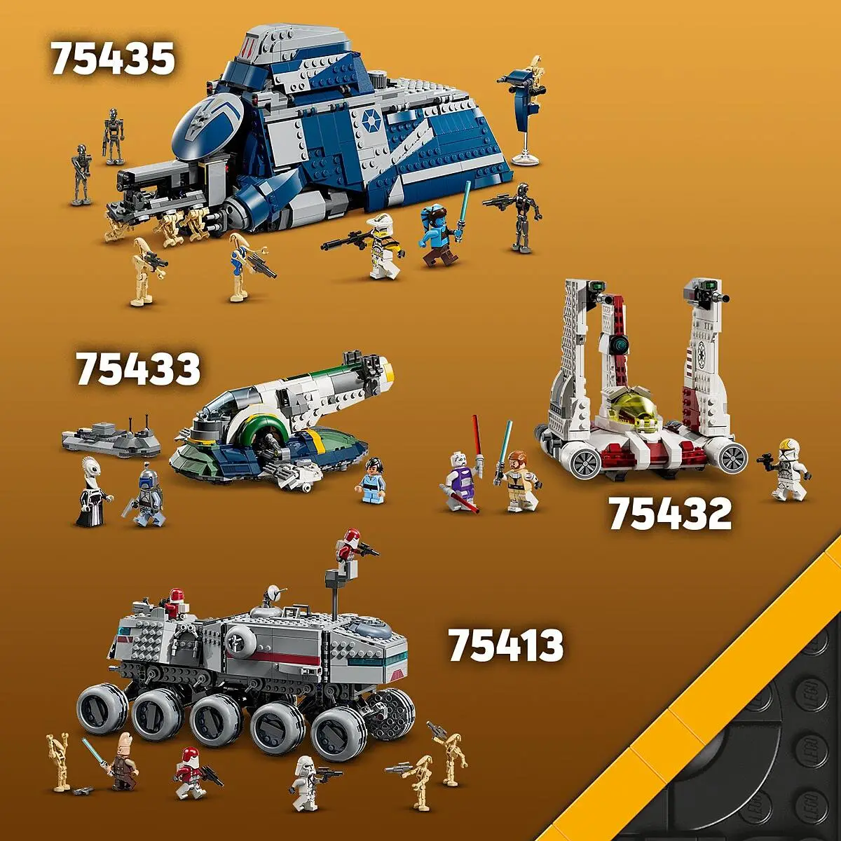 LEGO Star Wars 327th Star Corps Clone Troopers Battle Pack 75431 - LEGO ...