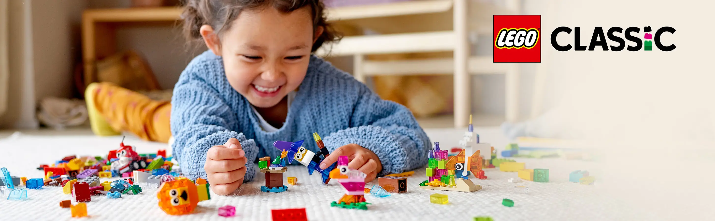 LEGO® Classic Creative Transparent Bricks 11013 | Official LEGO® BH