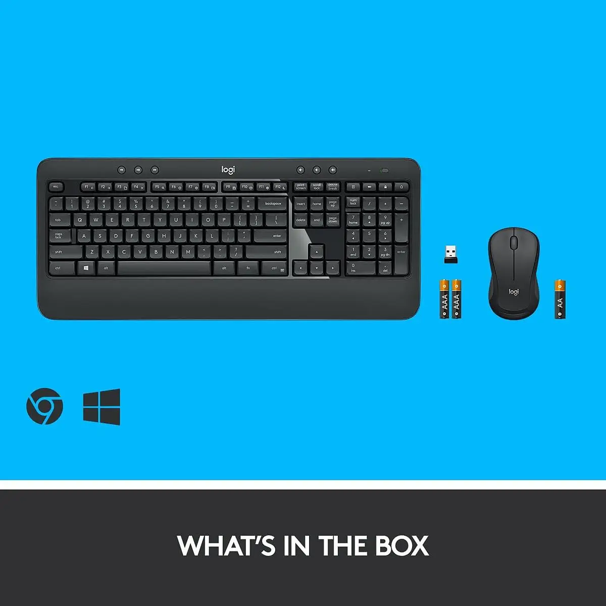 Logitech Advanced MK540 Wireless Keyboard and Mouse Combo Pack– Brands ...