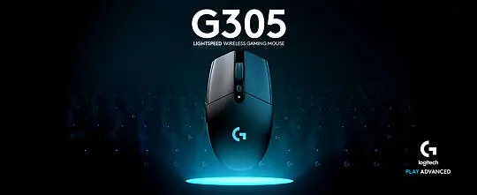 Mouse Gamer Logitech G305 Lighspeed Sensor HERO USB Azul