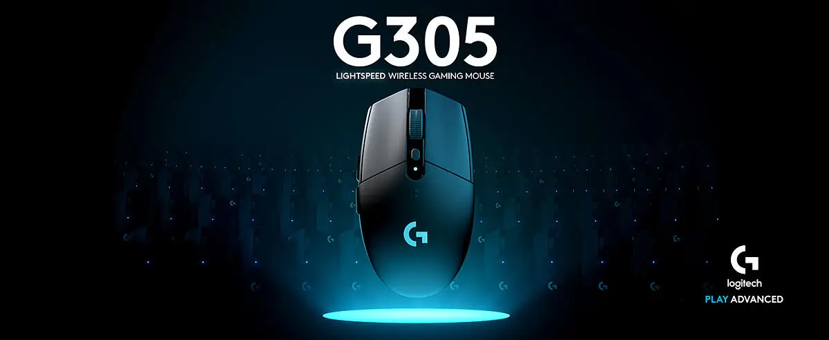 Mouse Gamer Logitech G305 Lighspeed Sensor HERO USB Azul