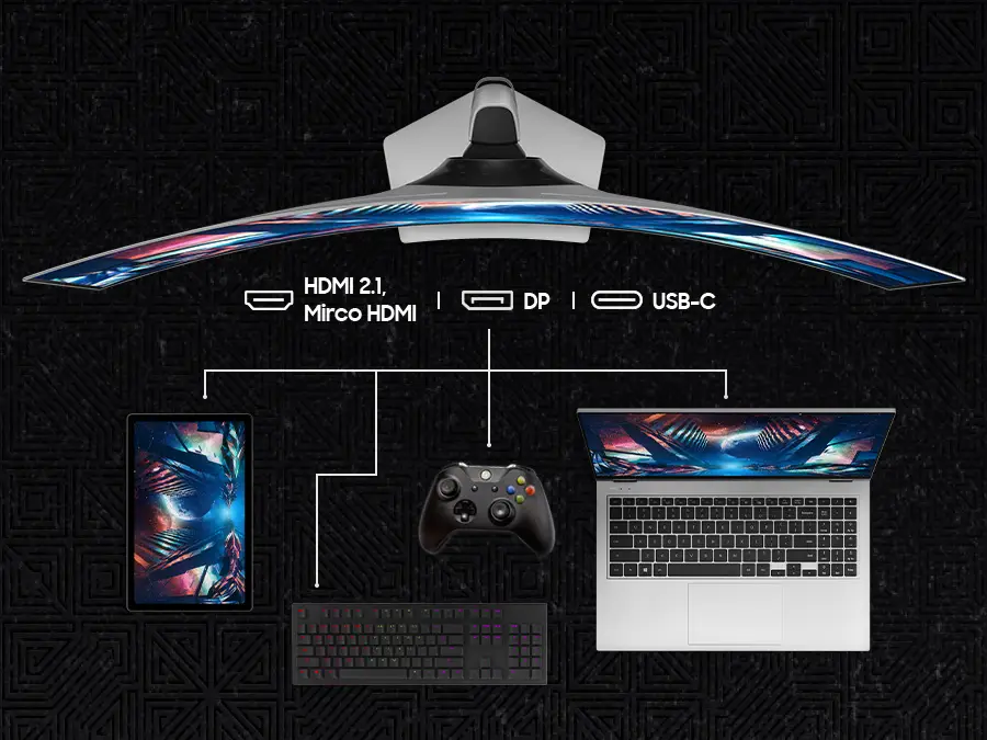 Samsung Odyssey G9 G91SD Curved / 49" / 5120 x 1400 / 144 Hz / 0,06ms ...